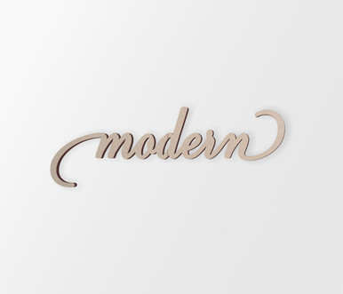 Contemporary Cutout Word Wall Decor