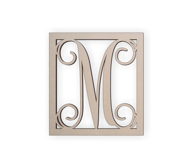 Elevate Your Decor with Wooden Monogram Letter 'M'