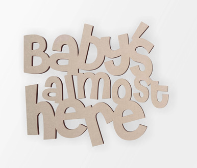 Celebrate the Anticipation with the Adorable 'Baby's Almost Here ...