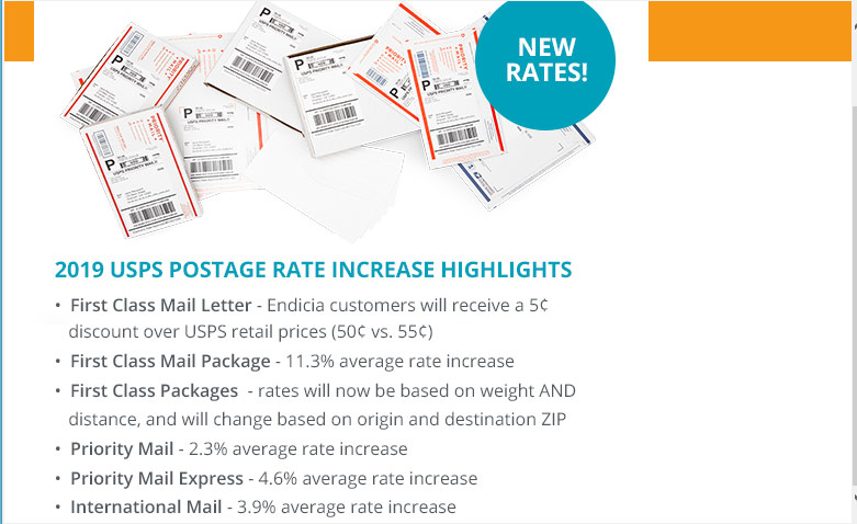 USPS - United States Postal Service New Shipping Rates In Effect ...