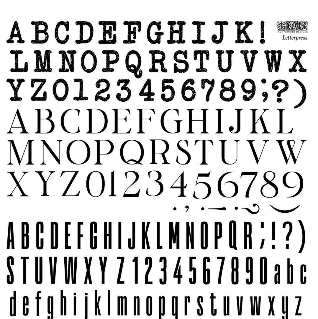 Letterpress Stamp - blendedvintagemarketplace