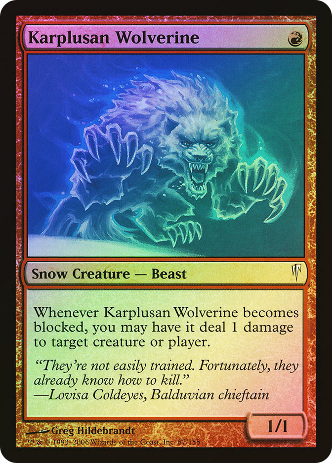 Karplusan Wolverine | Coldsnap | Star City Games
