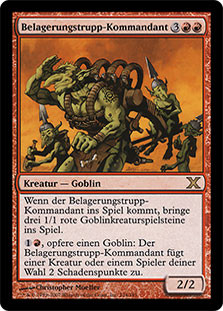 Siege-Gang Commander | 10th Edition - German | Star City Games