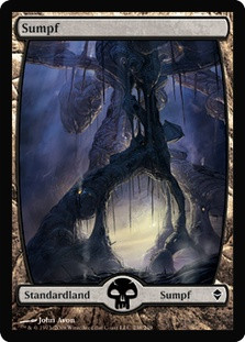 Swamp (#238) (Full Art) | Zendikar - German | Star City Games