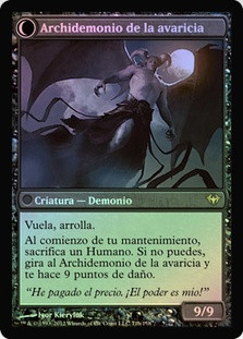 Ravenous Demon // Archdemon of Greed | Dark Ascension - Spanish | Star ...