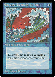 Blue Elemental Blast (BB) | 4th Edition - Black Border - Portuguese ...