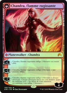 Chandra, Fire of Kaladesh // Chandra, Roaring Flame | Magic Origins ...
