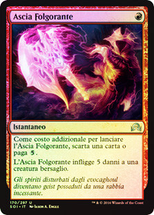 Lightning Axe | Shadows over Innistrad - Italian | Star City Games