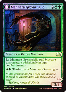 Tangleclaw Werewolf // Fibrous Entangler | Eldritch Moon - Italian ...