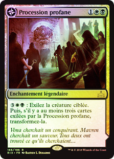 Profane Procession // Tomb of the Dusk Rose | Rivals of Ixalan - French ...