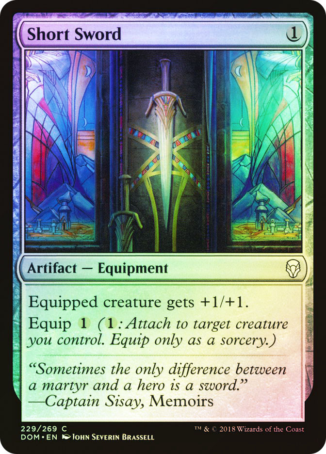 Magic The Gathering Card What Is A Foil Sword At Alvin Brant Blog Short ...
