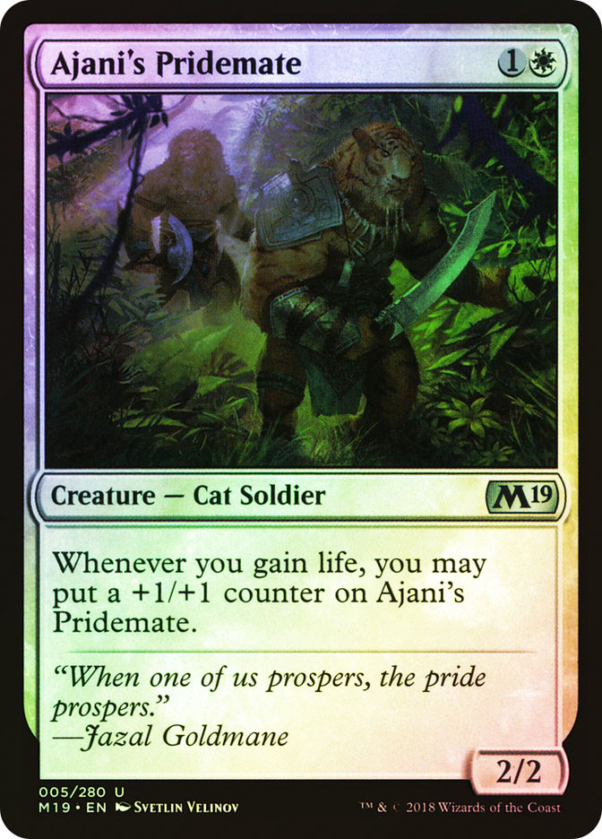 Ajani's Pridemate | Core Set 2019 | Star City Games