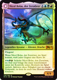 Nicol Bolas, the Ravager // Nicol Bolas, the Arisen | Core Set 2019 - German | Star City Games