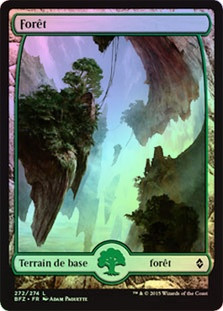 Forest (#272) (Full Art) | Battle for Zendikar - French | Star City Games