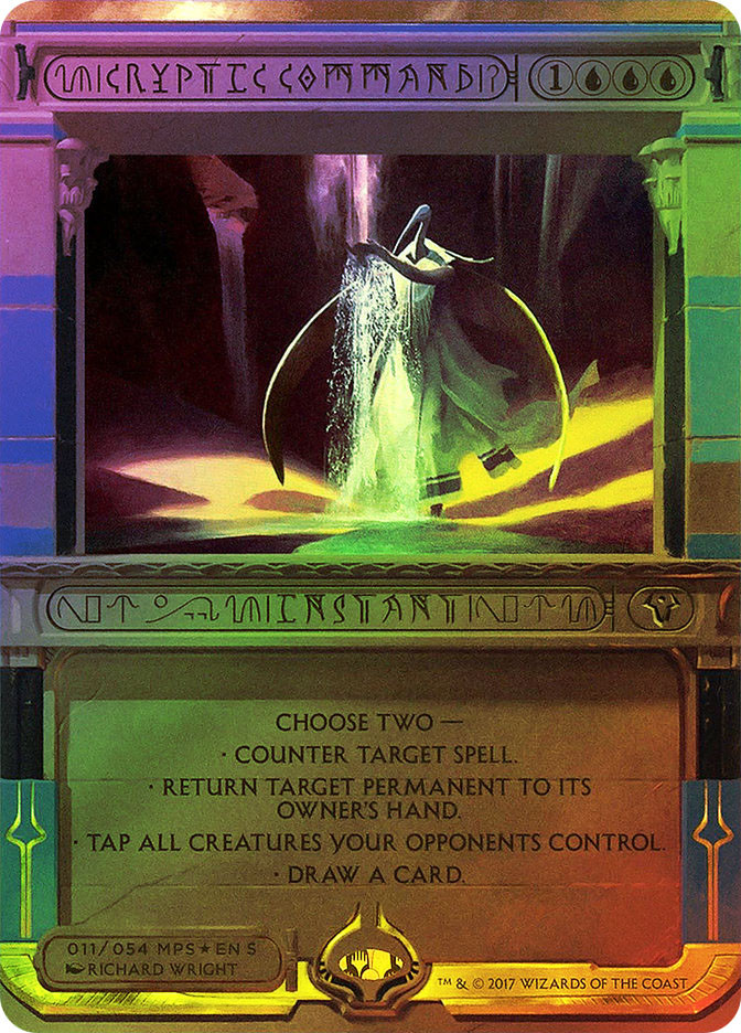 Cryptic Command | Masterpiece Series: Amonkhet Invocations | Star City ...