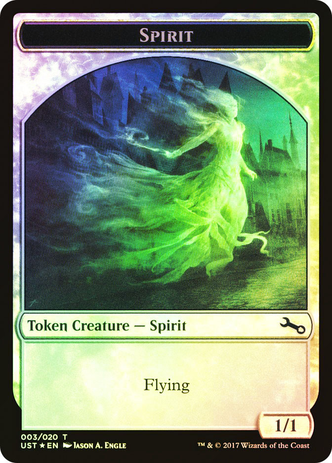 {Spirit Token} (Full Art) | Unstable | Star City Games