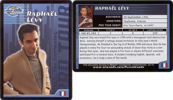 Raphael Levy (2005) | Pro Player Cards | Star City Games