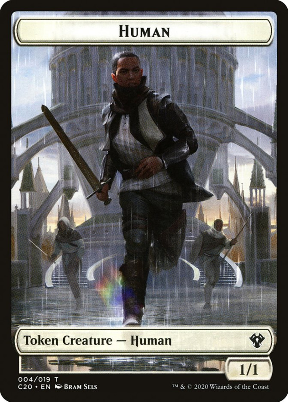 {Human Token} // {Treasure Token} | Commander 2020 | Star City Games
