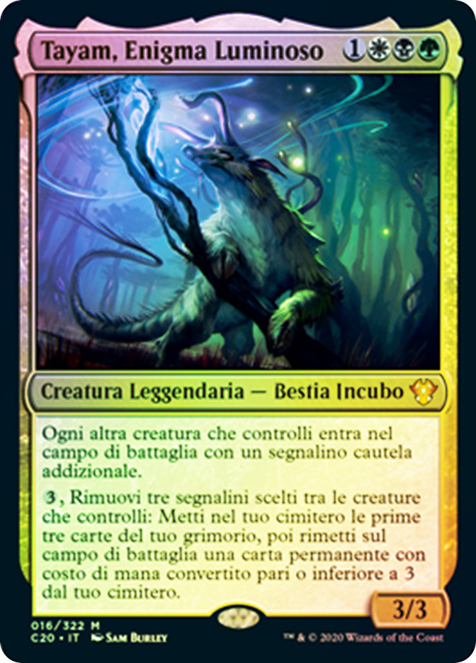 Tayam, Luminous Enigma | Commander 2020 - Italian | Star City Games