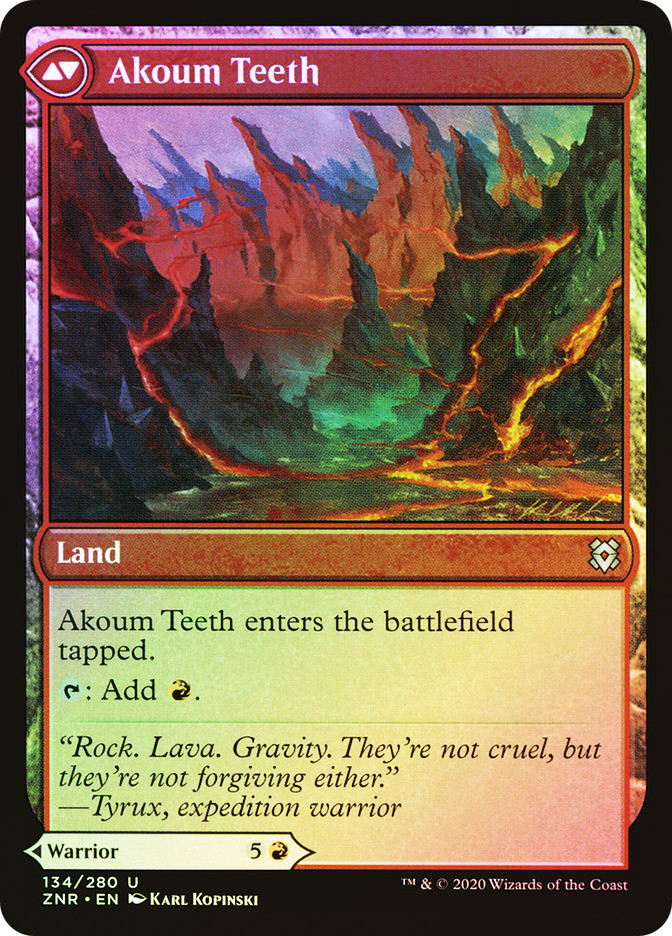 Akoum Warrior // Akoum Teeth | Zendikar Rising | Star City Games