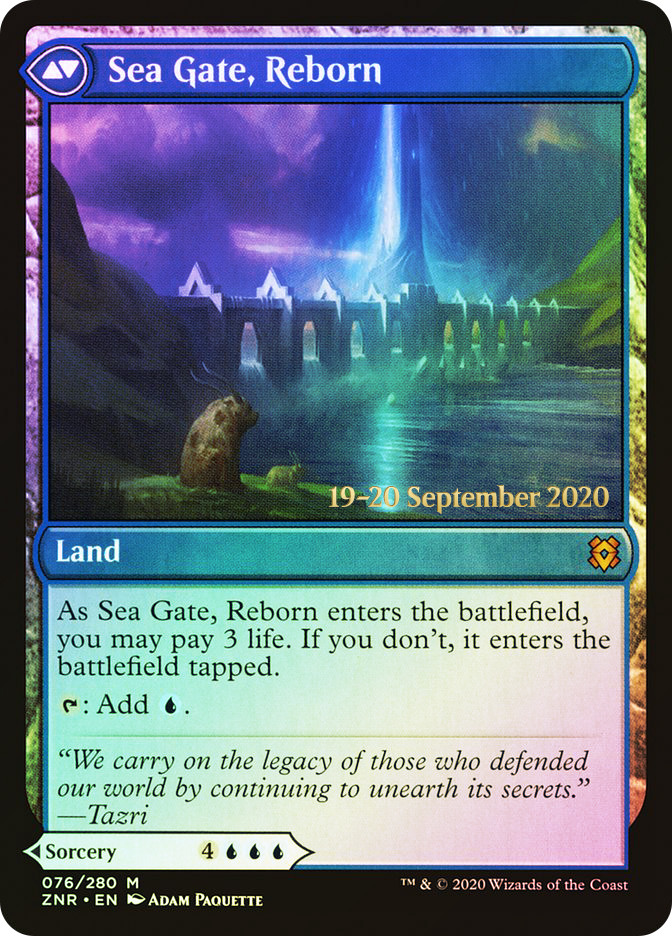 Sea Gate Restoration // Sea Gate, Reborn (Prerelease) (Zendikar Rising ...
