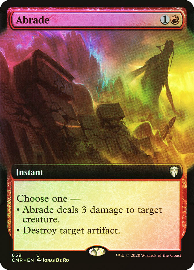 Abrade (Extended Art) | Commander Legends - Variants | Star City Games