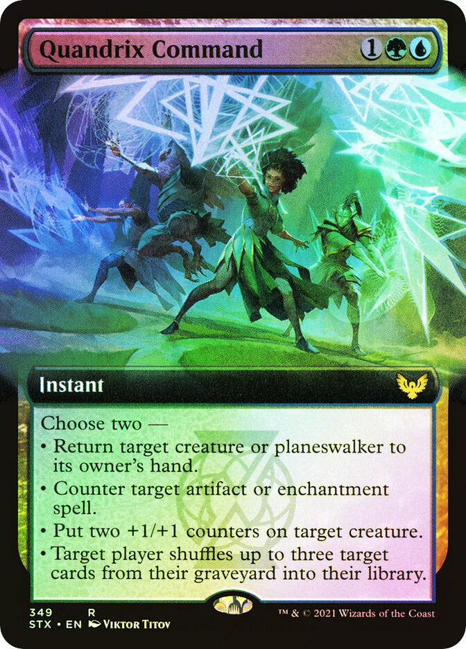 Quandrix Command (Extended Art) | Strixhaven: School of Mages ...
