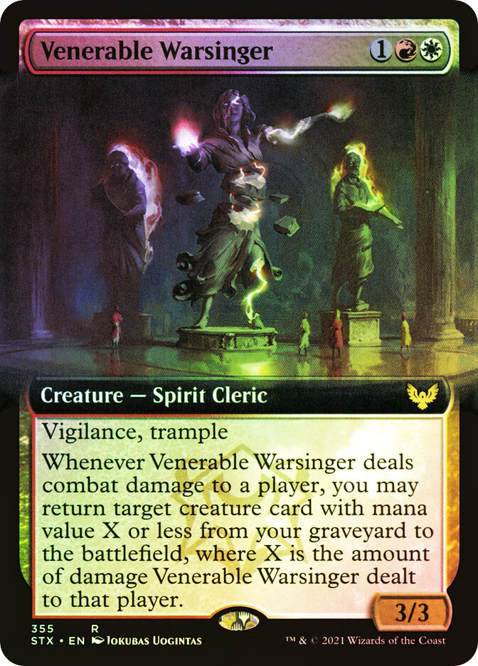 Venerable Warsinger (Extended Art) | Strixhaven: School of Mages ...