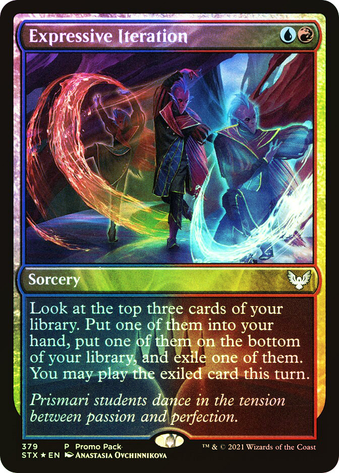 Expressive Iteration (Promo Pack) (Strixhaven: School of Mages) | Promo ...
