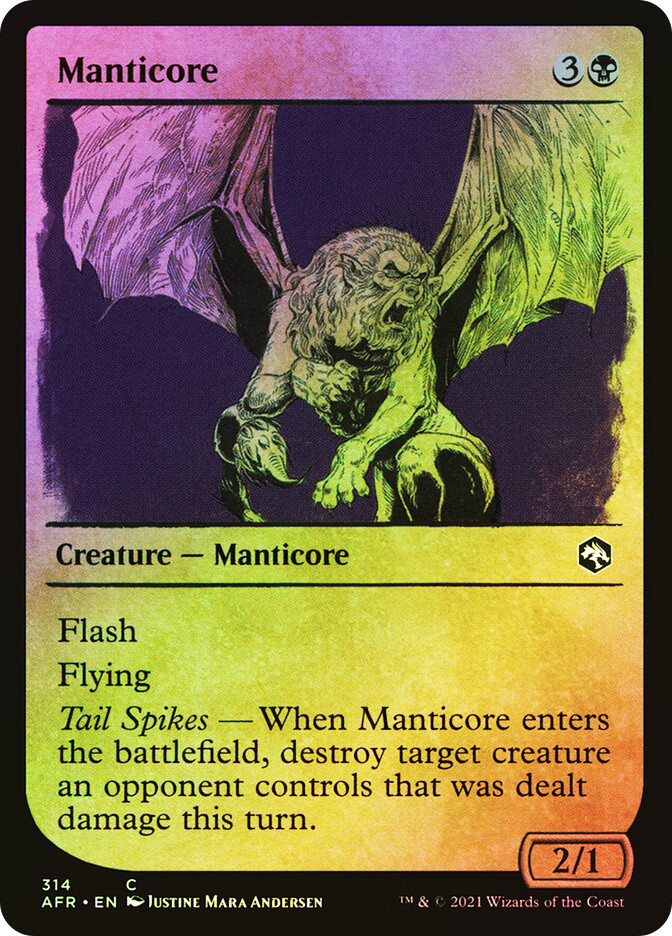 Manticore (Showcase) | Adventures in the Forgotten Realms - Variants ...