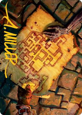 {Dungeon Map Art Card} (Signed) | Art Series: Adventures in the ...