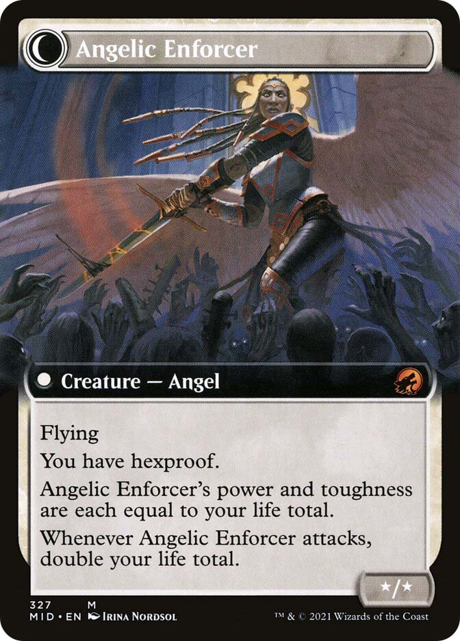 Enduring Angel // Angelic Enforcer | Innistrad: Midnight Hunt | Star ...