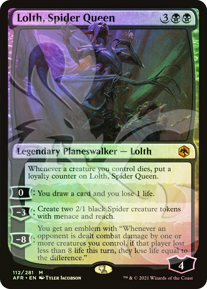 Spider Queen Lolth Lolth, Spider Queen (Borderless Art) Big Orbit
