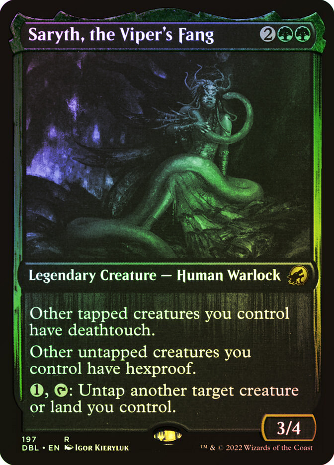 Saryth, the Viper's Fang | Innistrad: Double Feature | Star City Games