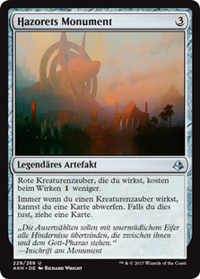 Hazoret's Monument | Amonkhet - German | Star City Games