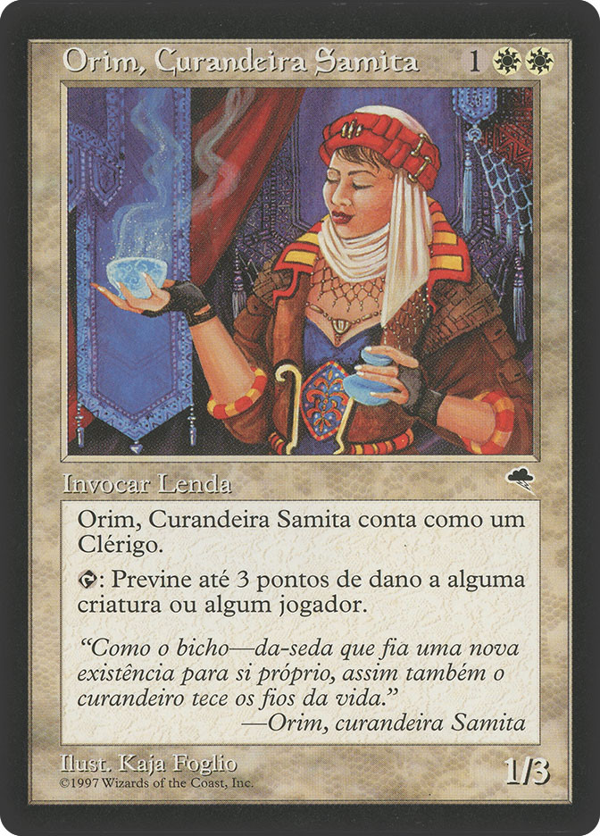 Orim, Samite Healer | Tempest - Portuguese | Star City Games