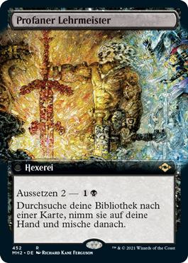 Profane Tutor (Extended Art) | Modern Horizons 2 - Variants - German ...