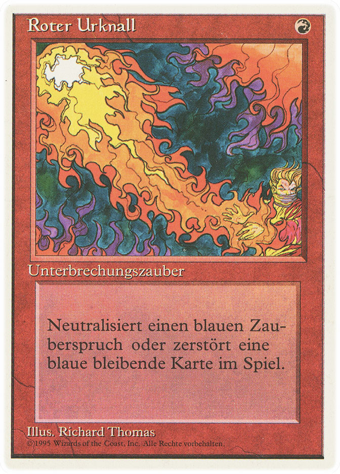 Red Elemental Blast | 4th Edition - German | Star City Games