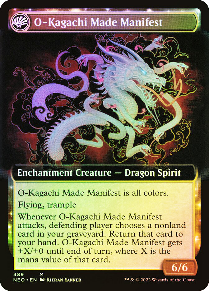 The Kami War // O-Kagachi Made Manifest (#489) | Kamigawa: Neon Dynasty ...
