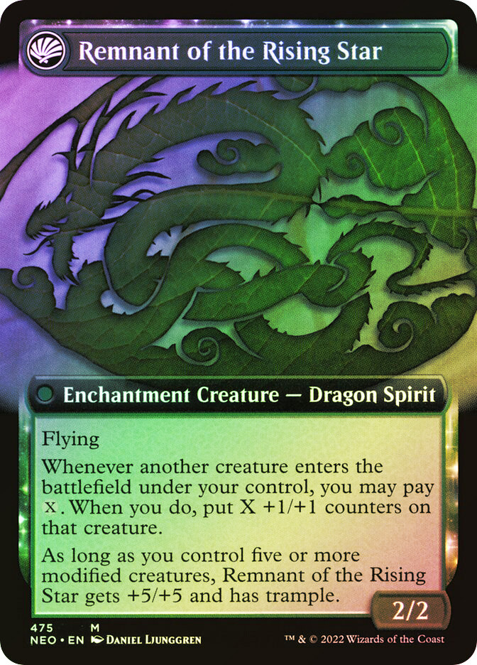 Jugan Defends the Temple // Remnant of the Rising Star | Kamigawa: Neon ...