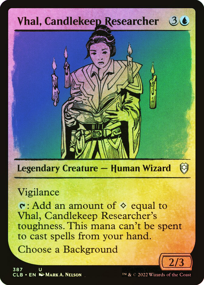 Vhal, Candlekeep Researcher (Showcase) | Commander Legends: Battle for ...