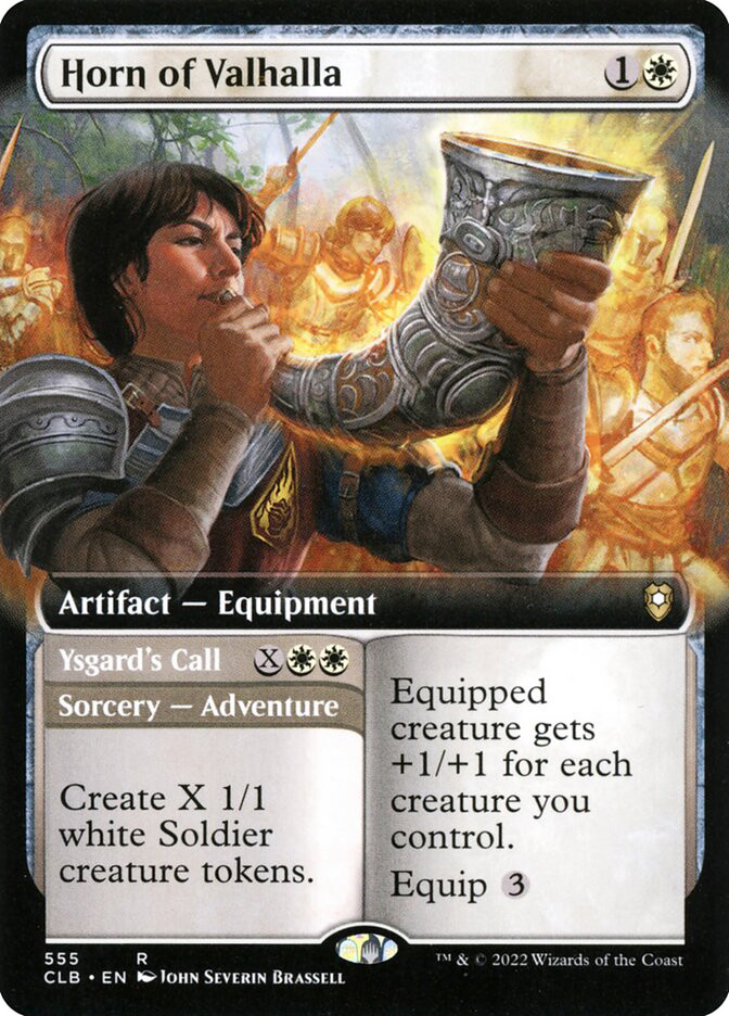 Horn of Valhalla // Ysgard's Call (Extended Art) | Commander Legends ...