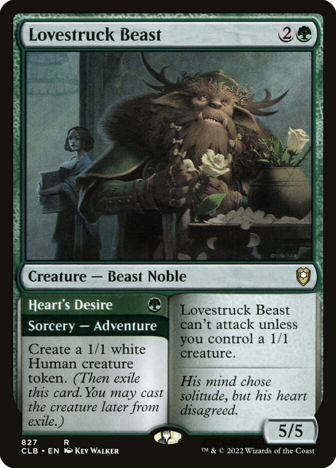 Lovestruck Beast // Heart's Desire | Commander Legends: Battle for ...