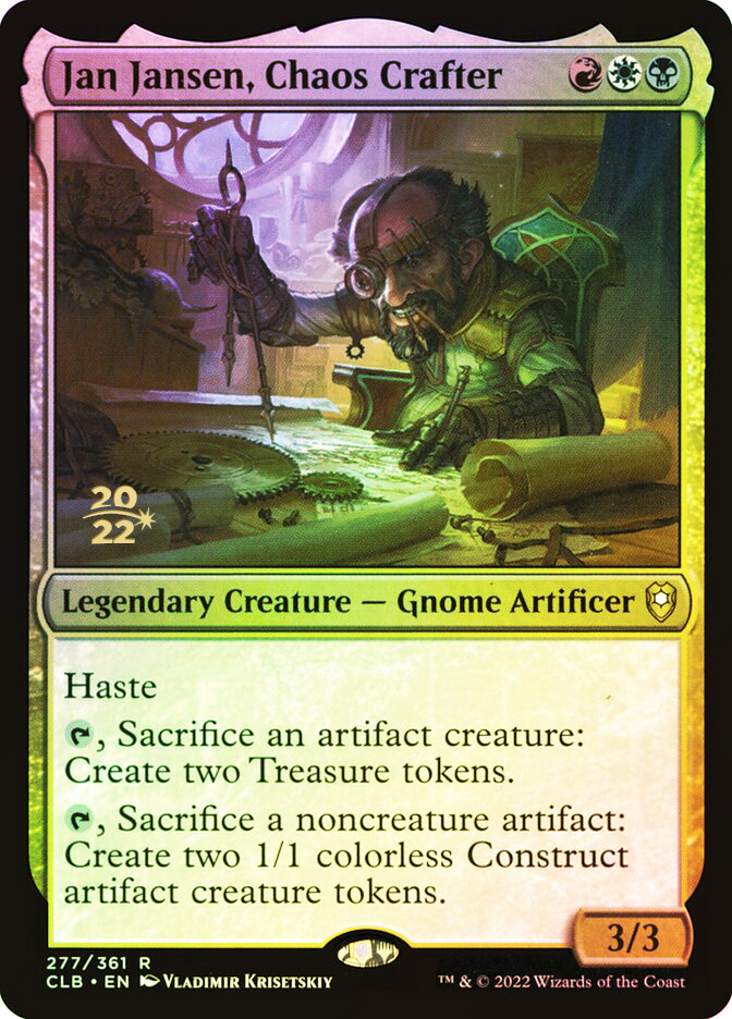 Jan Jansen, Chaos Crafter (Prerelease) (Commander Legends: Battle for ...