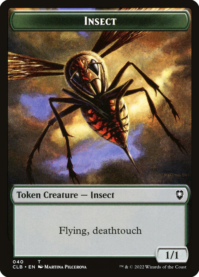 {Insect Token} // {Spider Token} | Commander Legends: Battle for Baldur ...