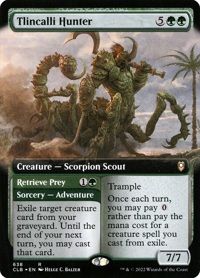 Tlincalli Hunter // Retrieve Prey | Commander Legends: Battle for ...