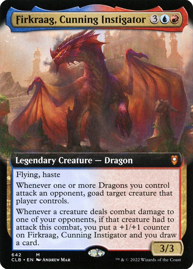 Firkraag, Cunning Instigator (Extended Art) | Commander Legends: Battle ...