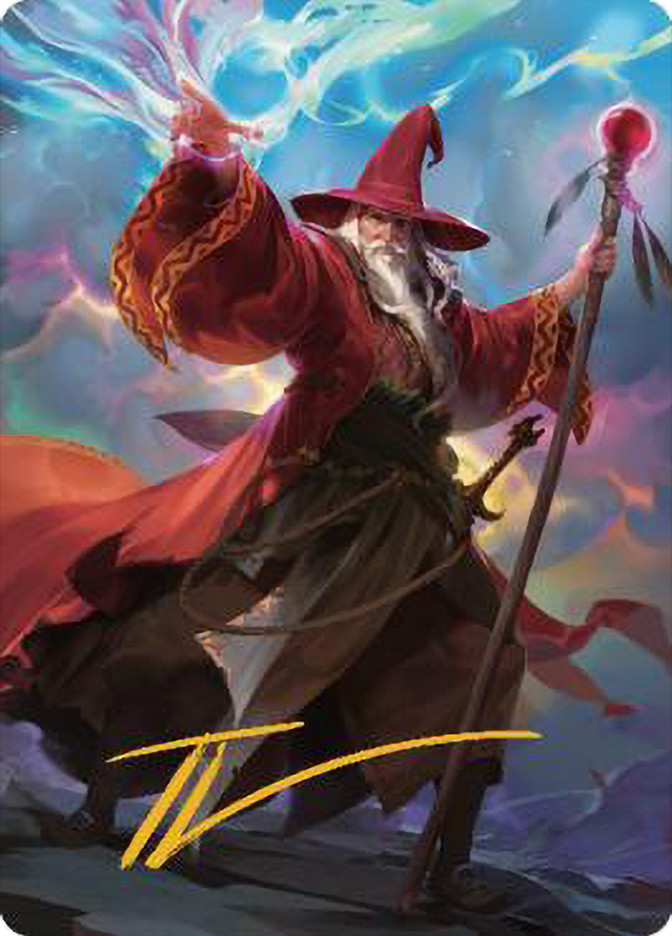 {Elminster Art Card} (#36) (Signed) | Art Series: Commander Legends ...