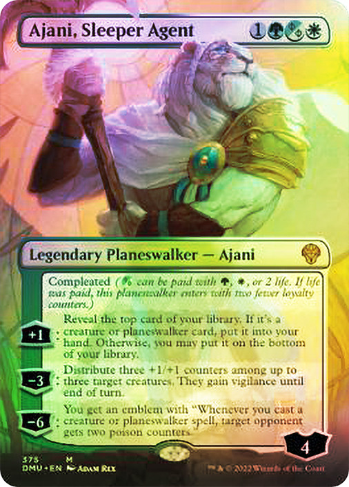 Ajani, Sleeper Agent (#375) (Borderless) | Dominaria United - Variants | Star City Games