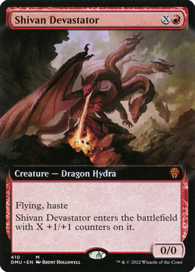 Shivan Devastator (Extended Art) | Dominaria United - Variants | Star ...